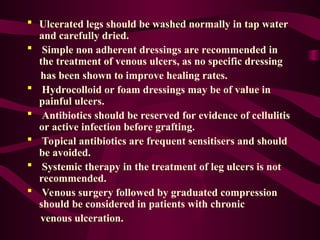 Chronic leg ulcer high critical topic for learning .ppt