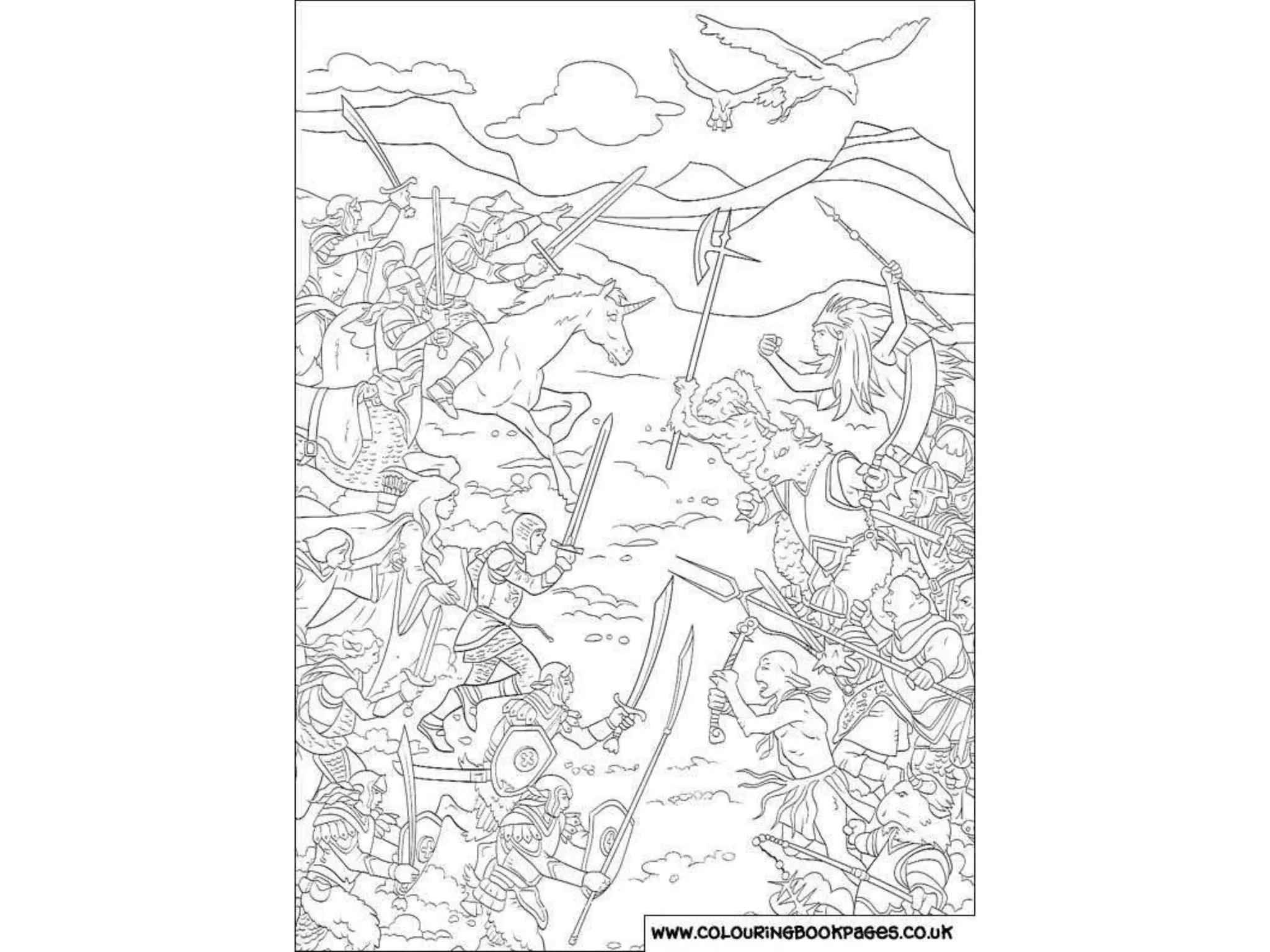 Chronicles of narnia Colouring Pages and Kids Colouring Activities | PPSX