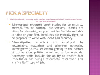 Chronicles of journalism | PPT