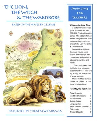 Chronicles of narnia study guide | PDF