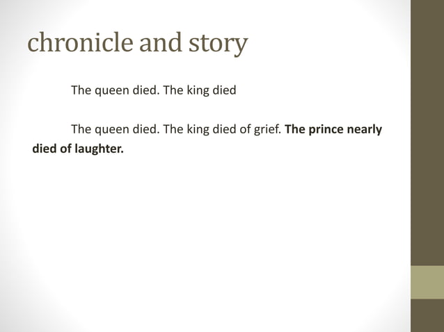 Chronicle, story, drama, theme, & plot | PPTX