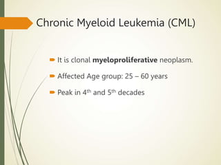 Chronic leukemias basic overview .ppt