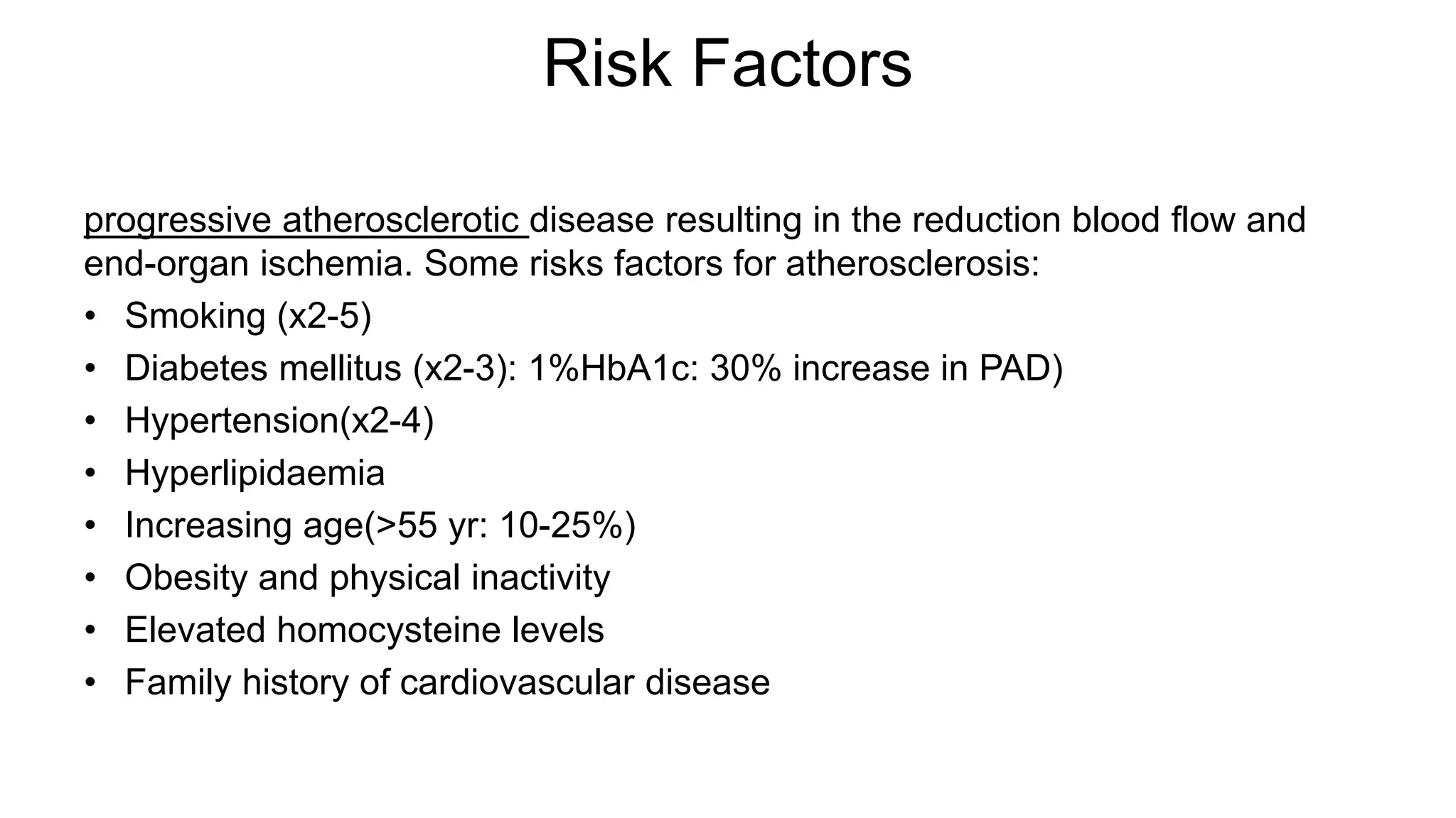 Peripheral Vascular disease / Chronic limb ischemia / CLI / Acute limb ...