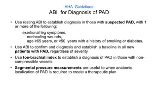 Peripheral Vascular disease / Chronic limb ischemia / CLI / Acute limb ...