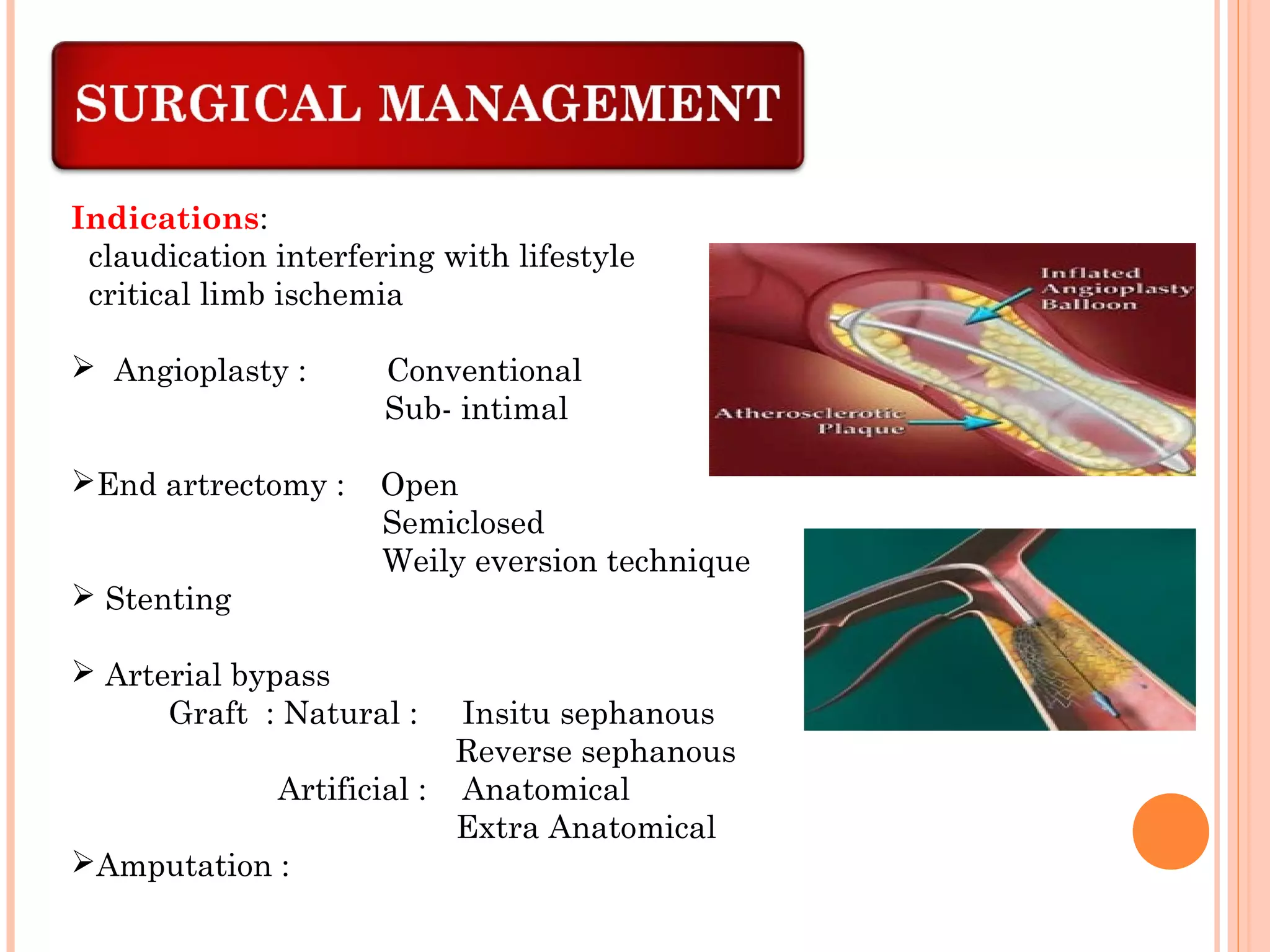 Chronic limb ischemia | PPT