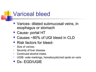 Chronic liver disease | PPT