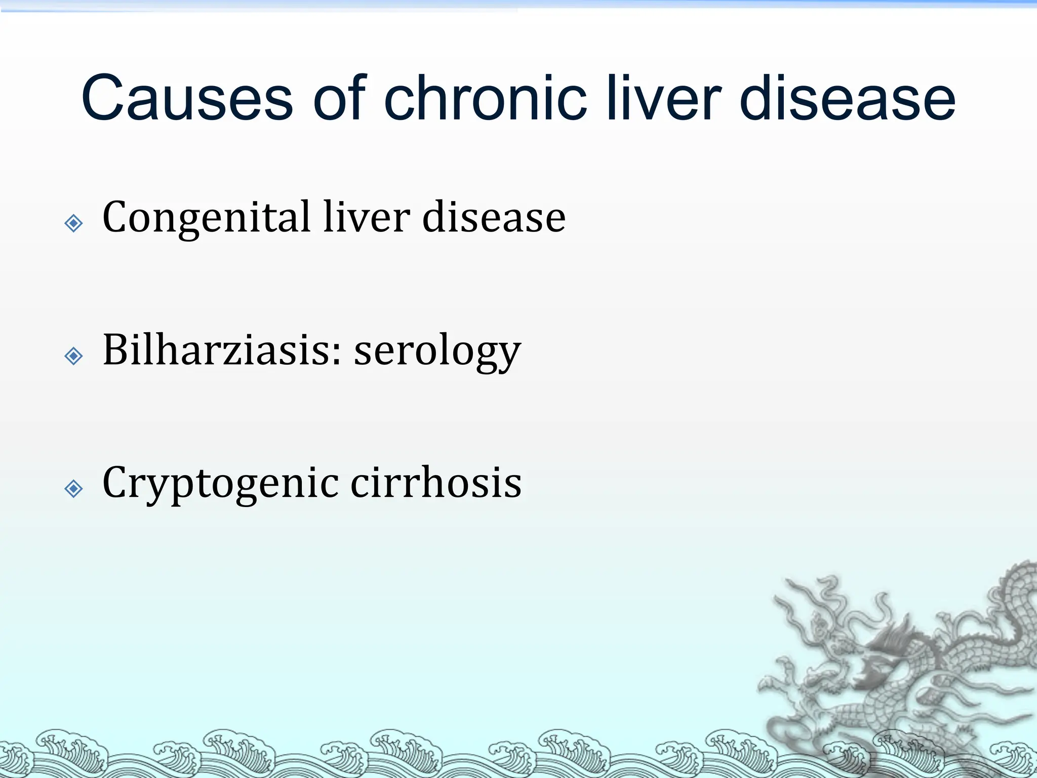 Chronic liver disease for intense learning | PPT