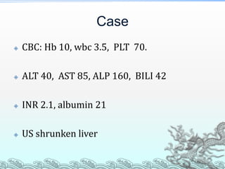 Chronic liver disease for intense learning | PPT