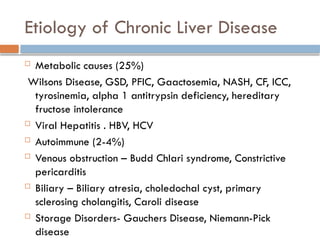 Chronic Liver Disease LIVER AILMENTS.pptx