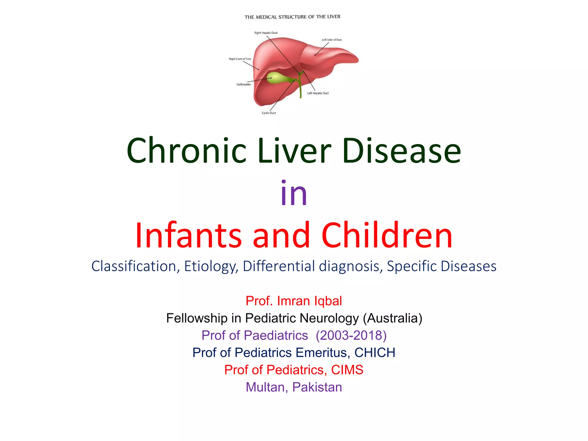 Chronic liver disease in children 2021 | PDF