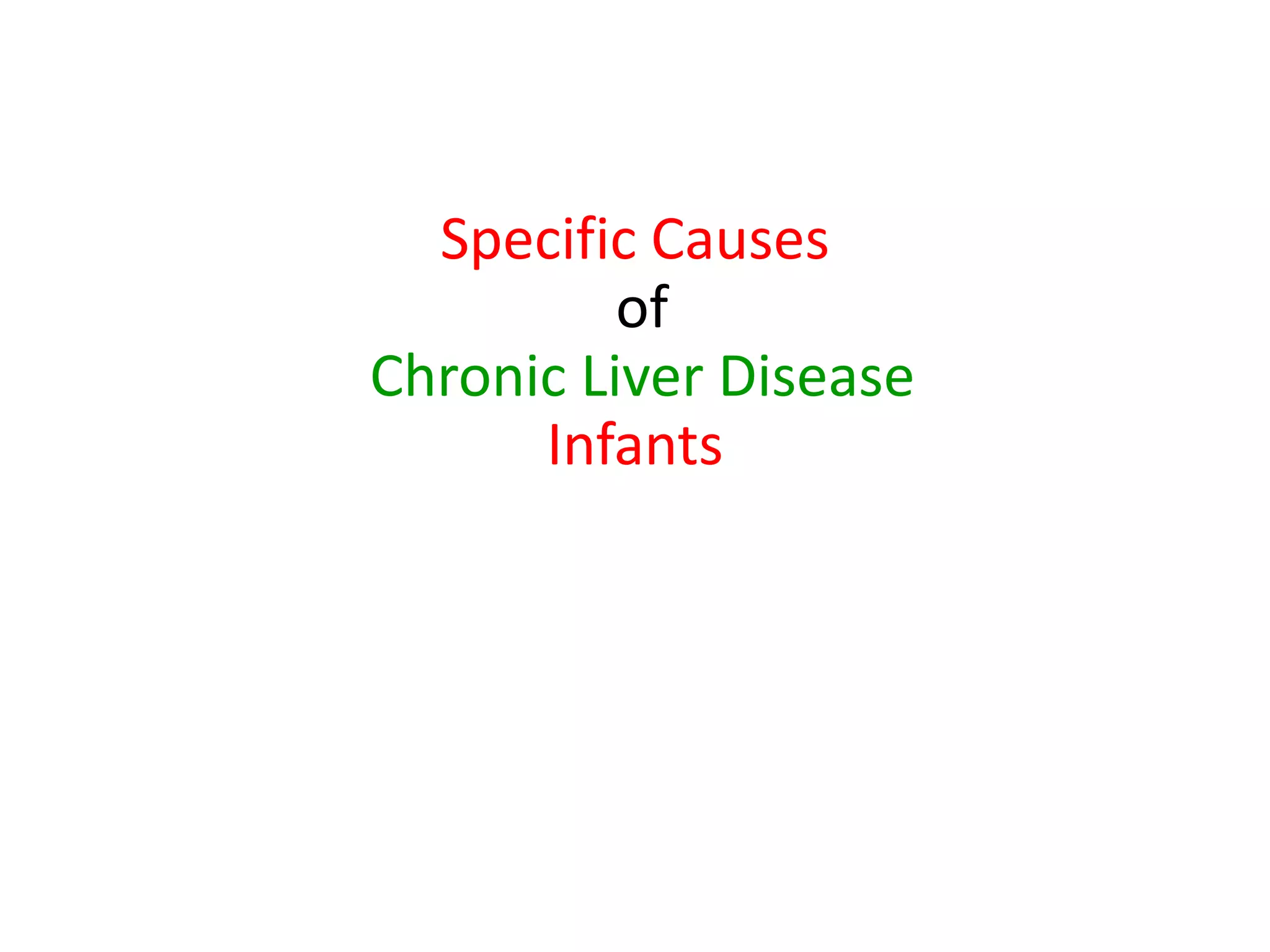 Chronic liver disease in children 2021 | PDF