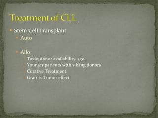 Chronic lymphocytic leukemia | PPT
