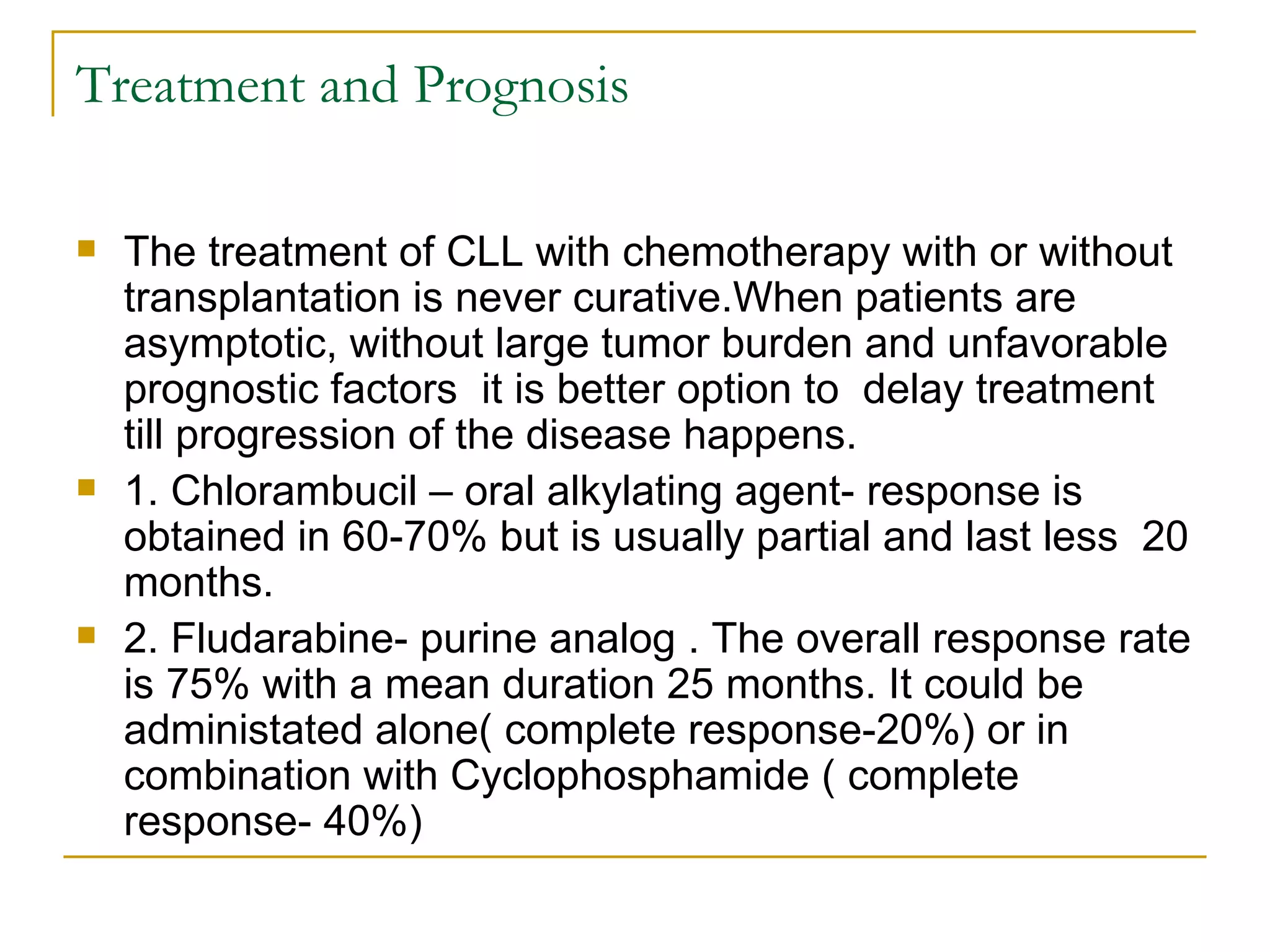Chronic lymphocytic leukemia | PPT