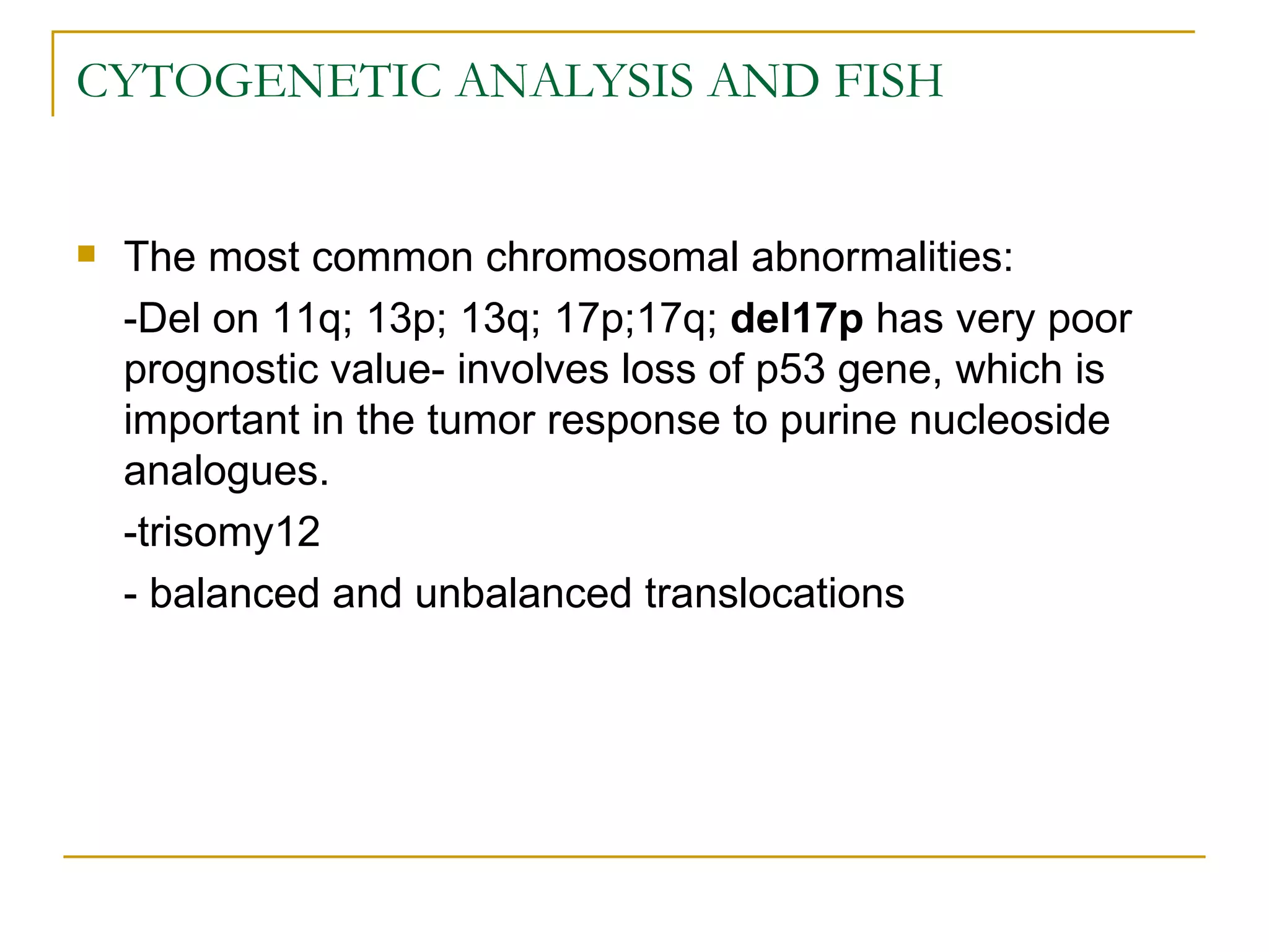 Chronic lymphocytic leukemia | PPT