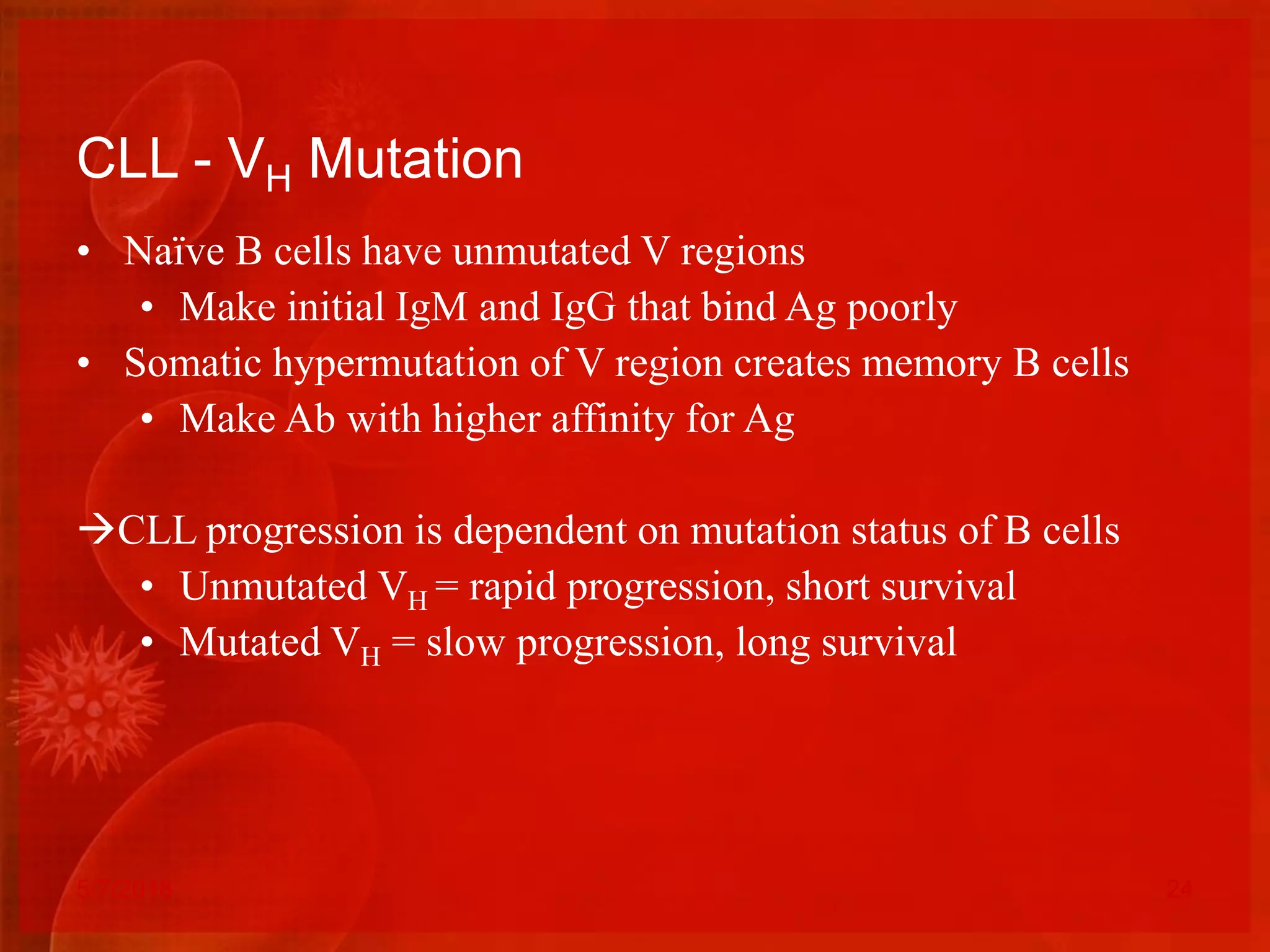 Chronic lymphocytic leukemia | PPTX | Blood Disorders | Diseases and ...