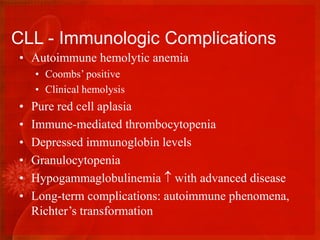 Chronic lymphocytic leukemia | PPTX