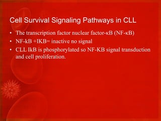 Chronic lymphocytic leukemia | PPTX