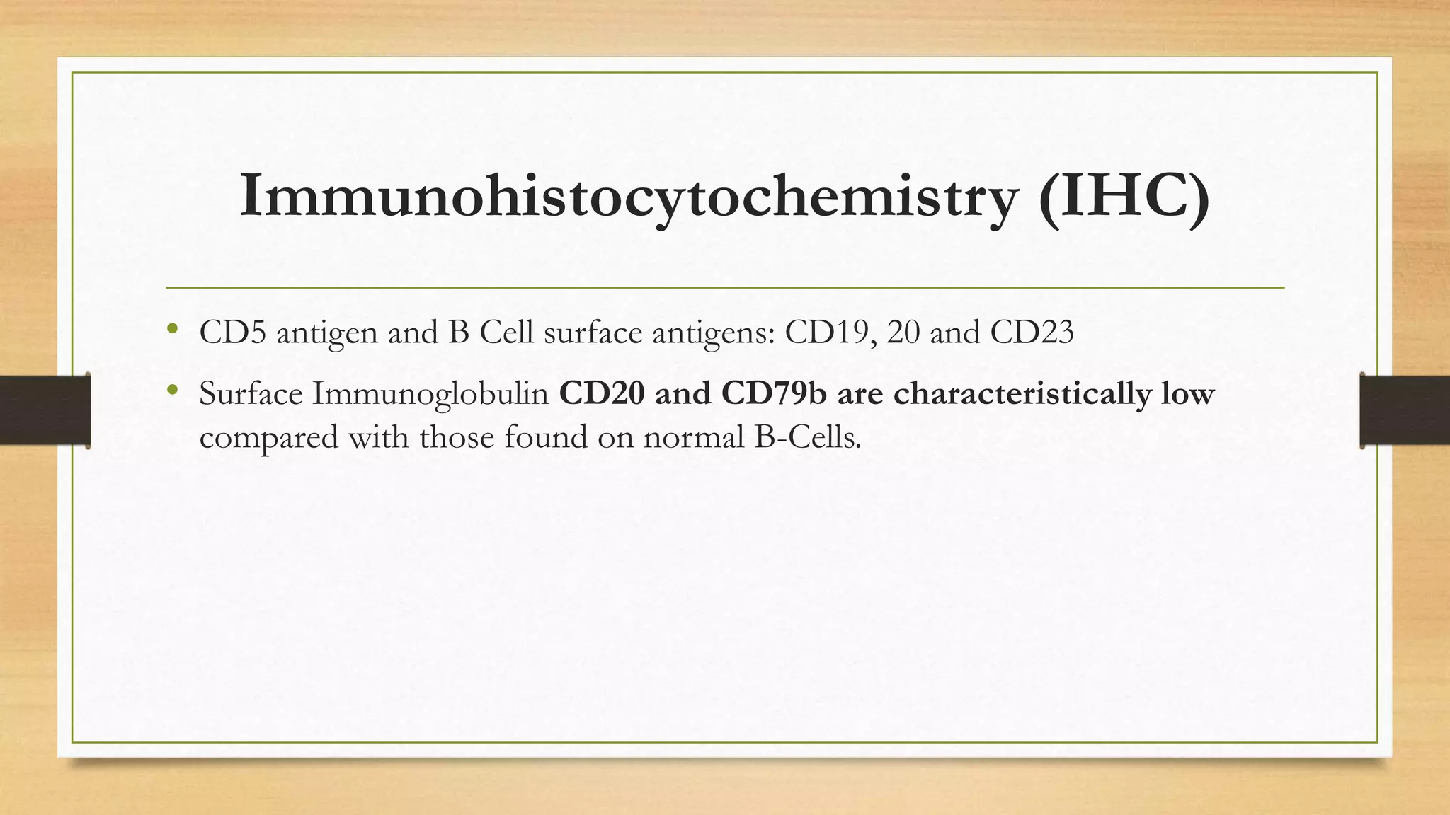 Chronic Lymphocytic Leukemia (CLL) | PPTX