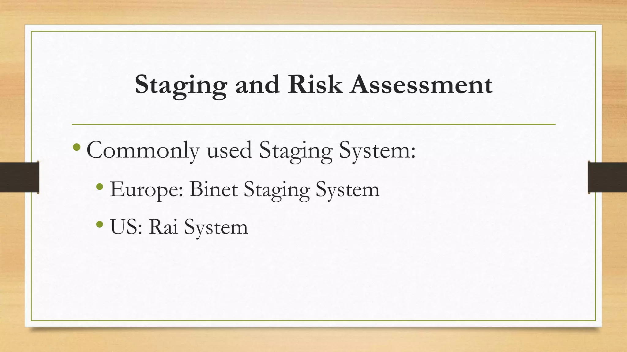 Chronic Lymphocytic Leukemia (CLL) | PPTX
