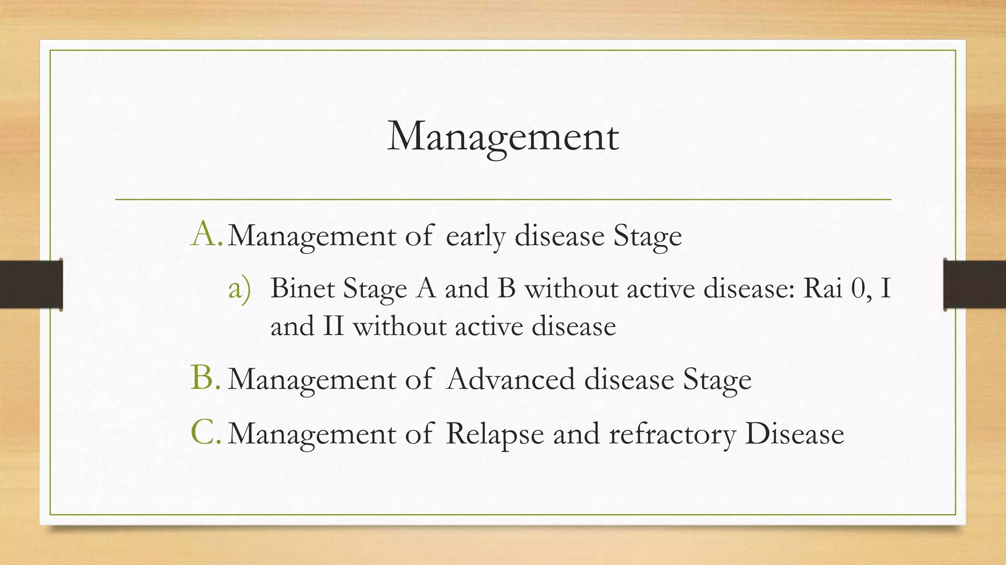 Chronic Lymphocytic Leukemia (CLL) | PPTX