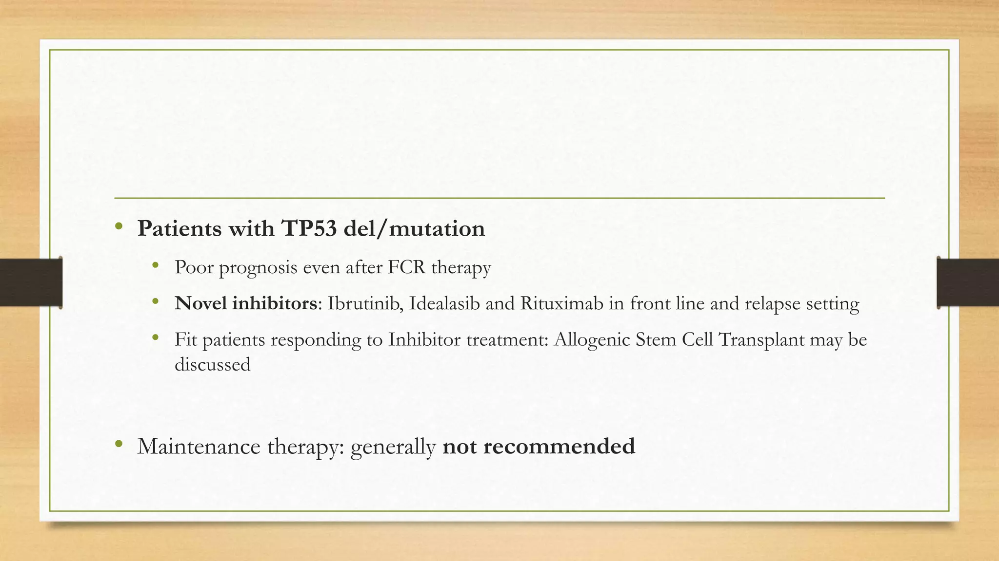 Chronic Lymphocytic Leukemia (CLL) | PPTX