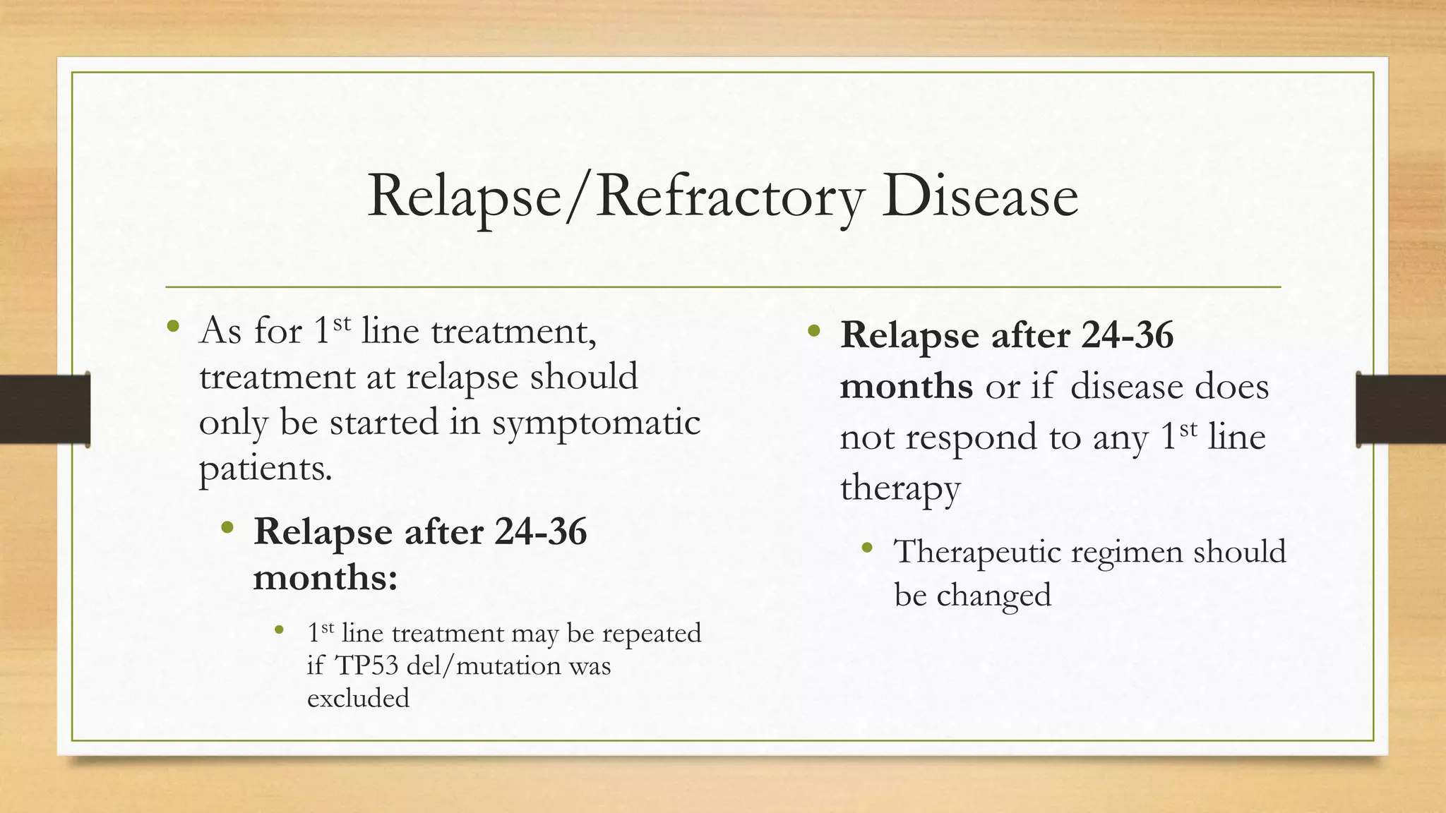 Chronic Lymphocytic Leukemia (CLL) | PPTX