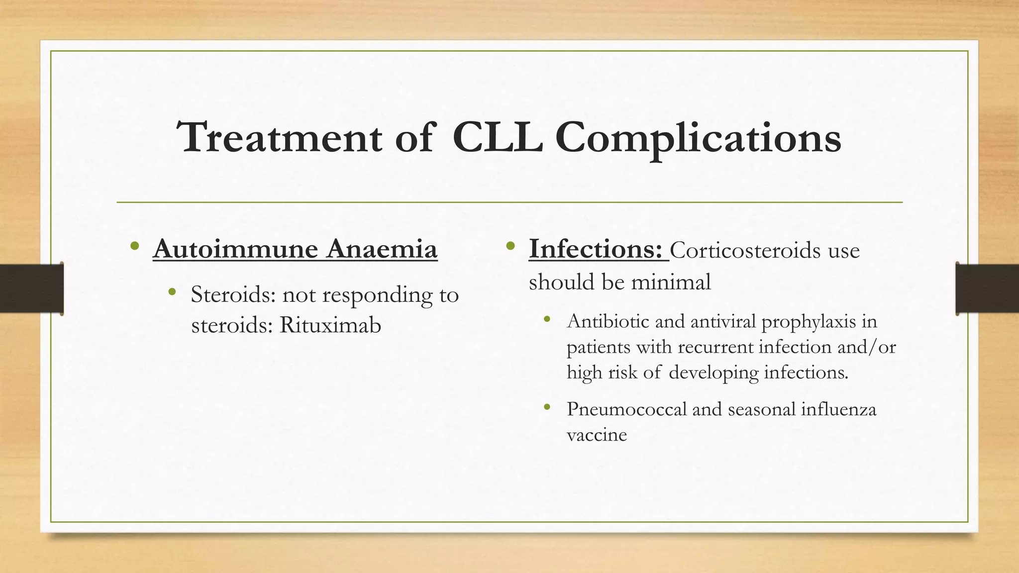 Chronic Lymphocytic Leukemia (CLL) | PPTX