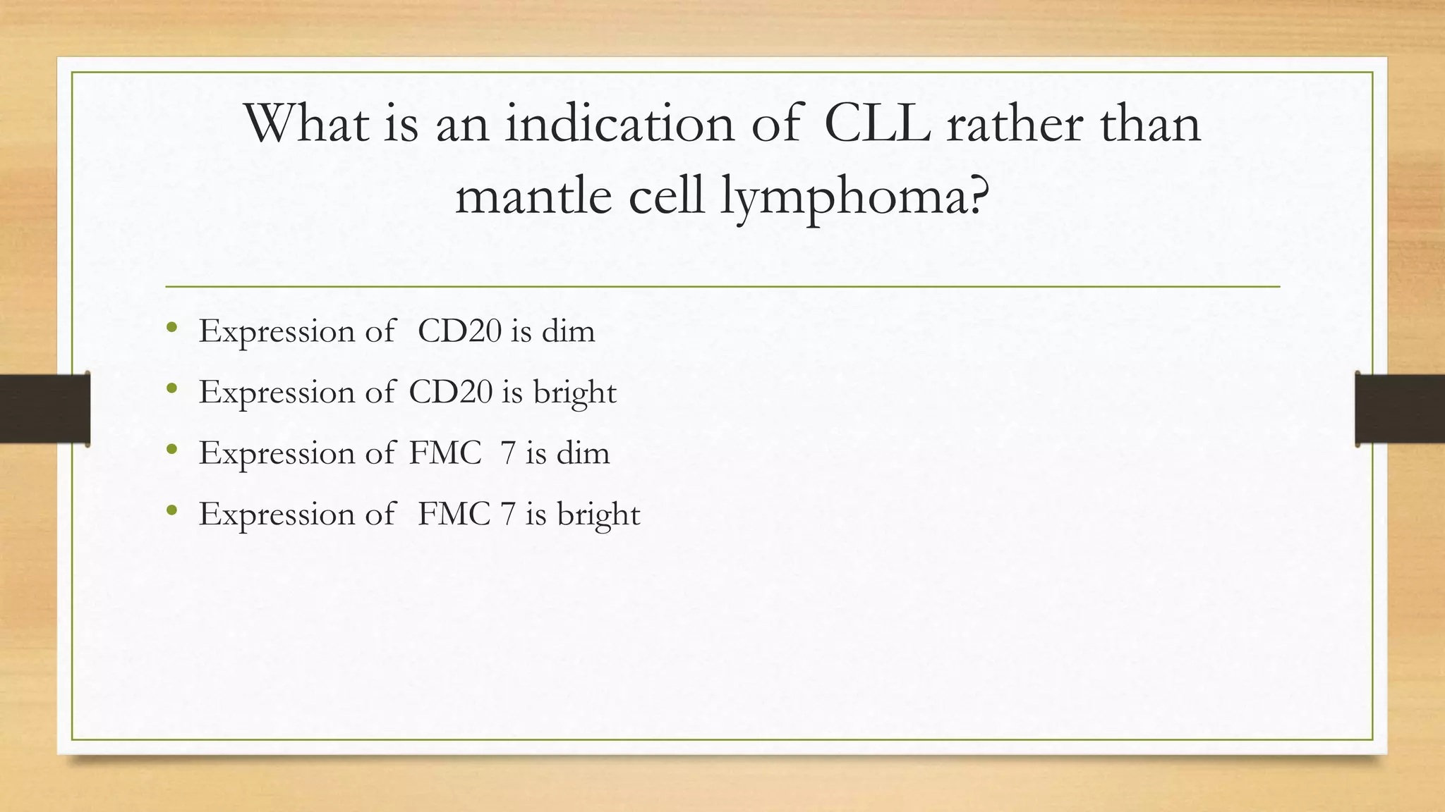 Chronic Lymphocytic Leukemia (CLL) | PPTX