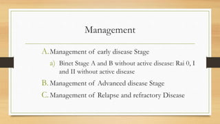 Chronic Lymphocytic Leukemia (CLL) | PPTX