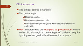 Chronic lymphocytic thyroiditis (hashimoto thyroiditis, autoimmune | PPTX