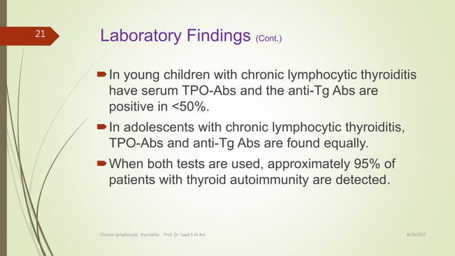 Chronic Lymphocytic Thyroiditis Hashimoto Thyroiditis Autoimmune