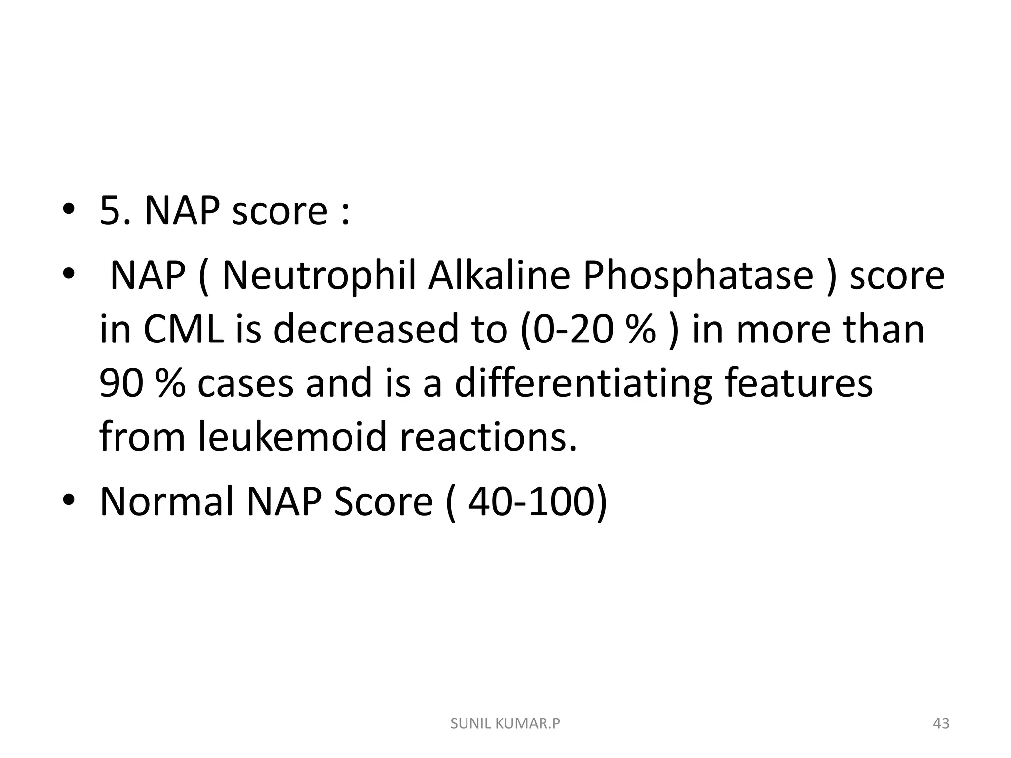 Chronic myelogenous leukemia | PPTX