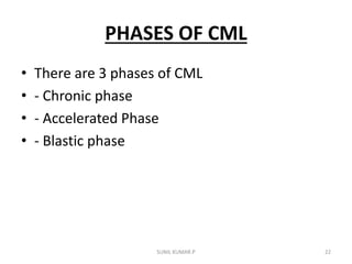 Chronic myelogenous leukemia | PPTX