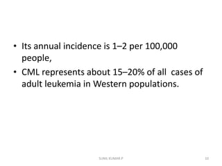 Chronic myelogenous leukemia | PPTX