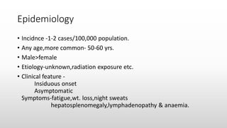 Chronic myelogenous leukemia(cml) | PPTX