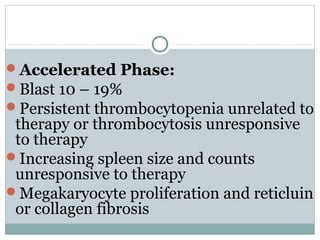 Chronic Myeloid Leukaemia | PPT