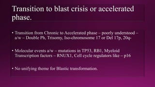 Cytogenetics in Chronic myeloid leukaemia | PPTX