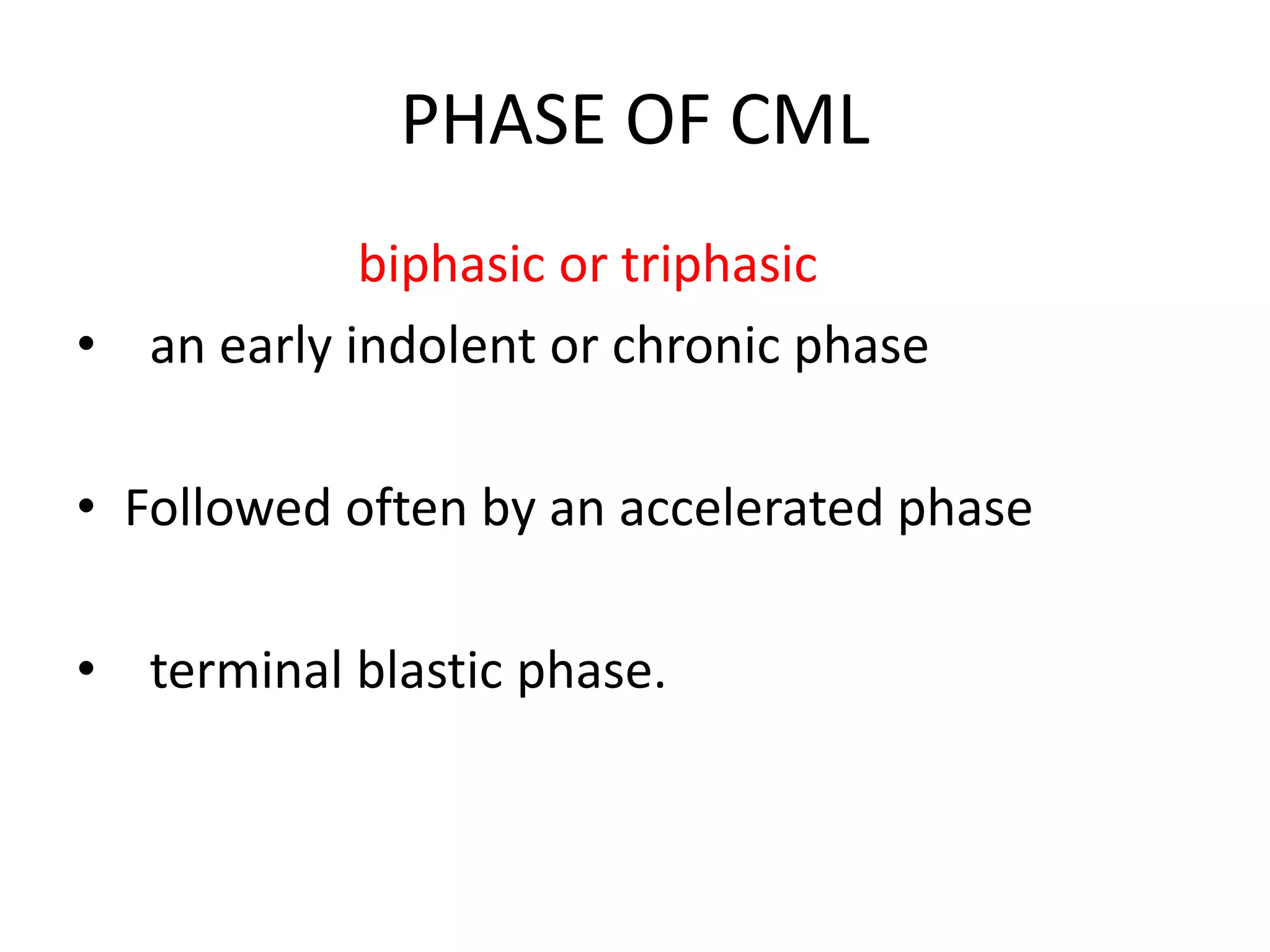 Chronic myeloid leukemia | PPTX