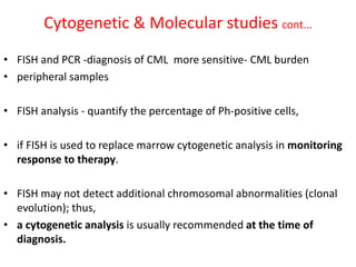 Chronic myeloid leukemia | PPTX