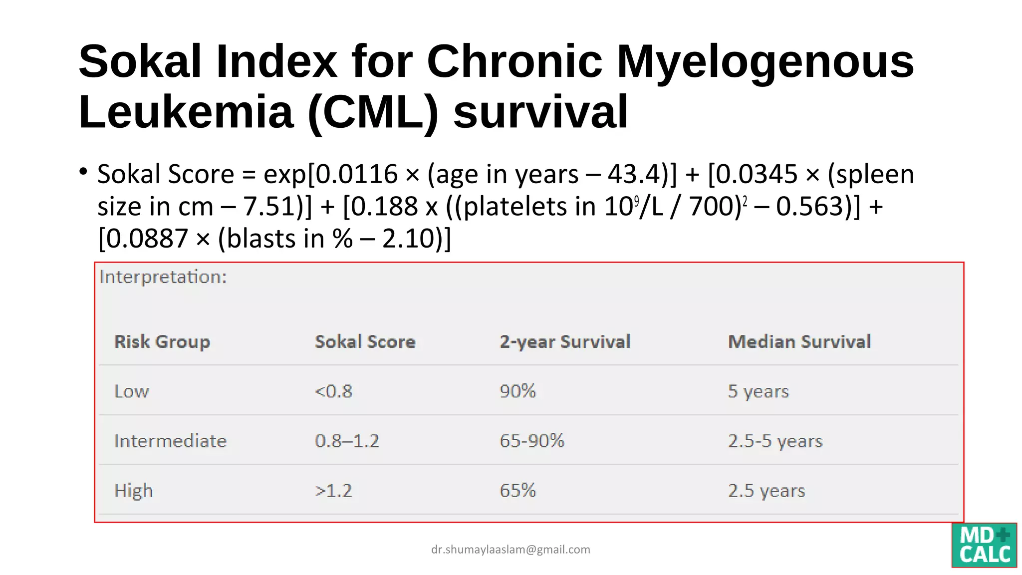 Chronic myeloid leukemia (CML) | PPT