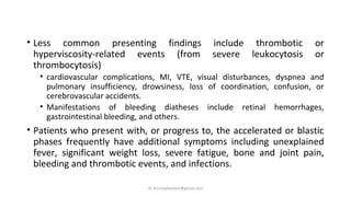 Chronic myeloid leukemia (CML) | PPT