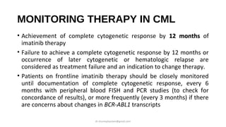 Chronic myeloid leukemia (CML) | PPT