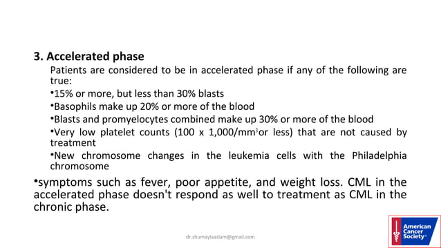 Chronic myeloid leukemia (CML) | PPT