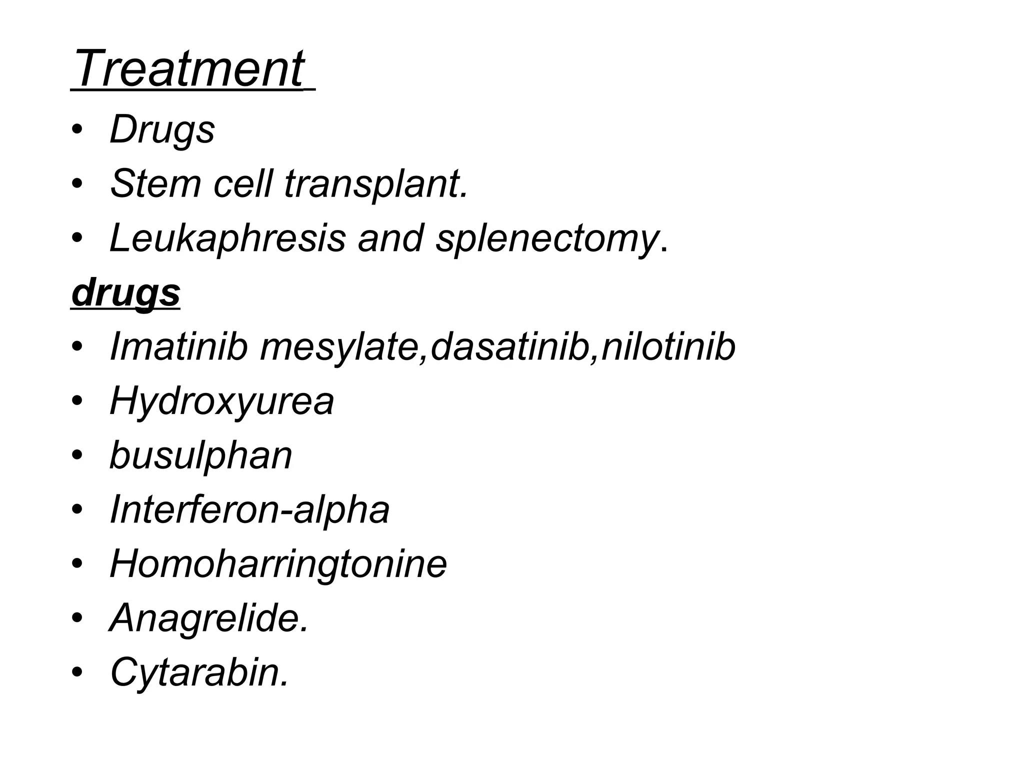 Chronic Myeloid Leukaemia | PPT