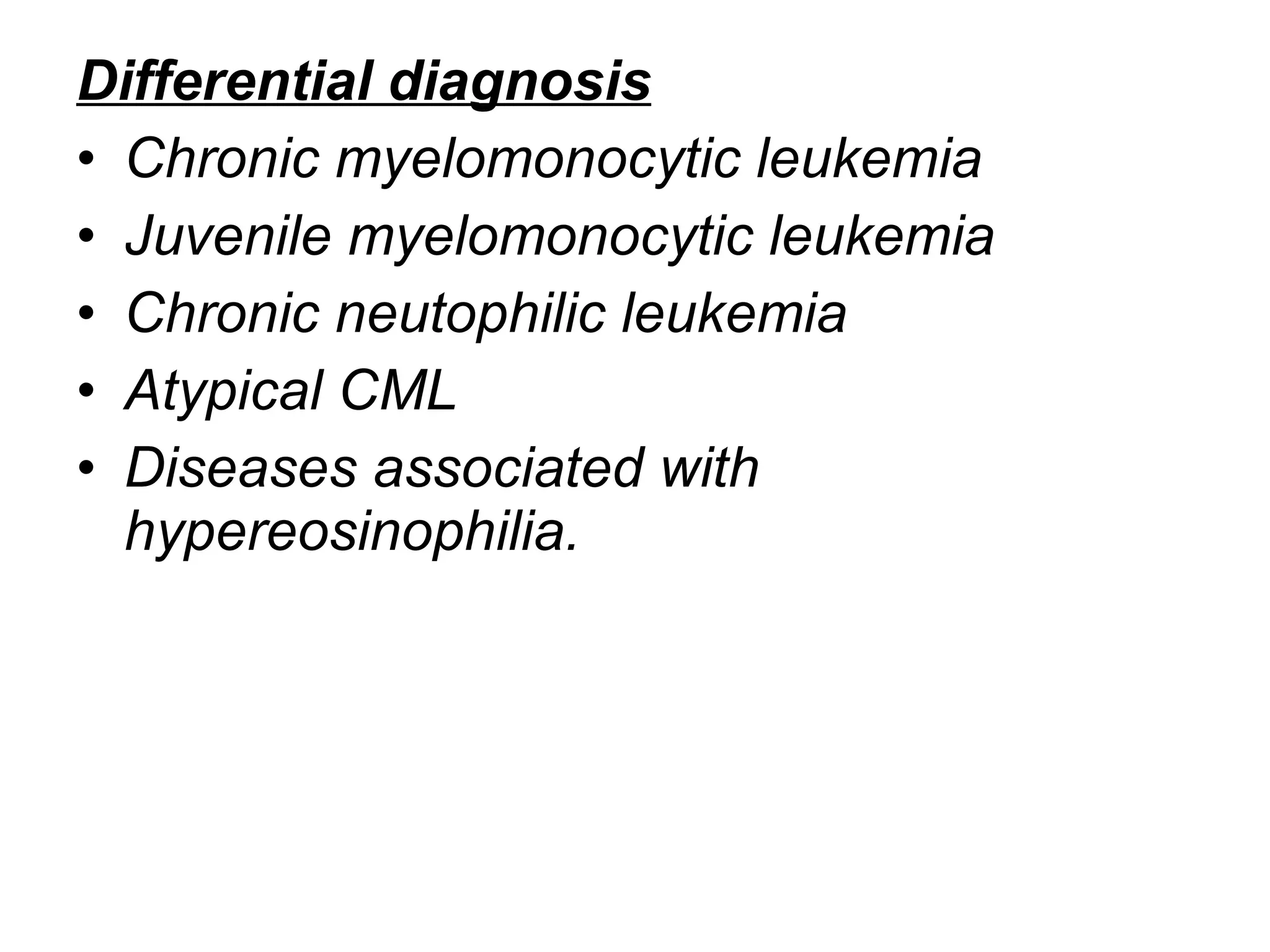 Chronic Myeloid Leukaemia | PPT