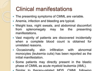 Chronic myelomonocytic leukemia (cmml) | PPTX | Blood Disorders ...