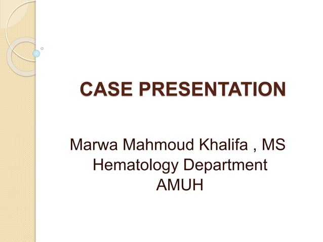 Chronic myelomonocytic leukemia (cmml) | PPTX | Blood Disorders ...