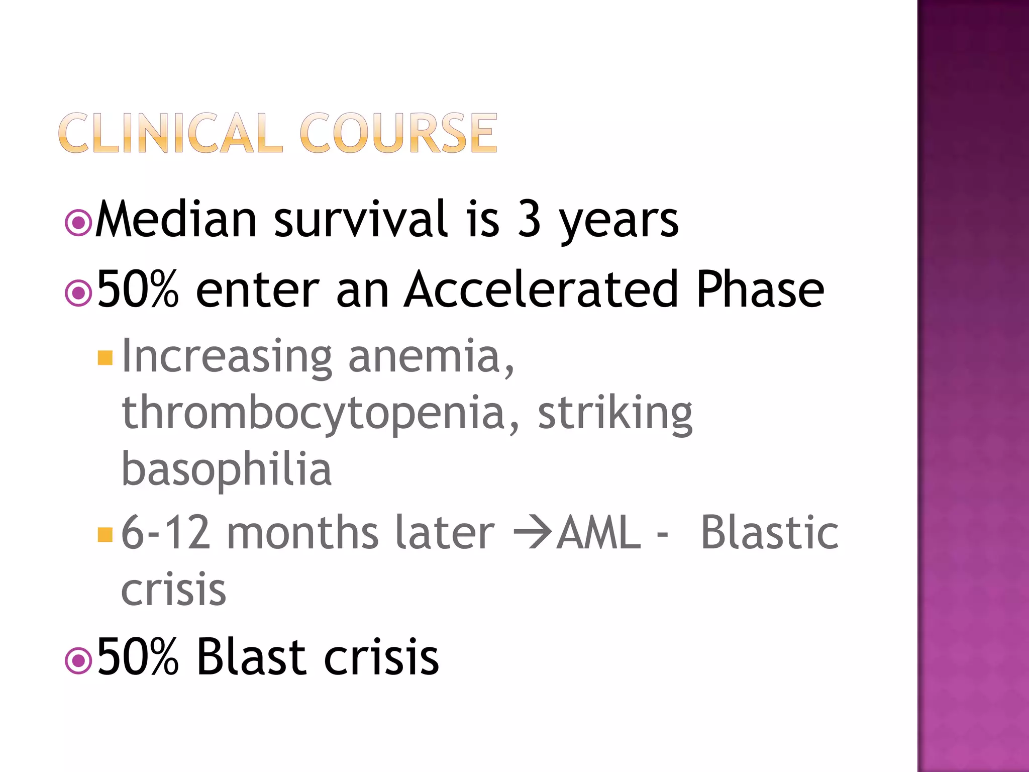 Chronic Myeloproliferative Disorder | PPTX
