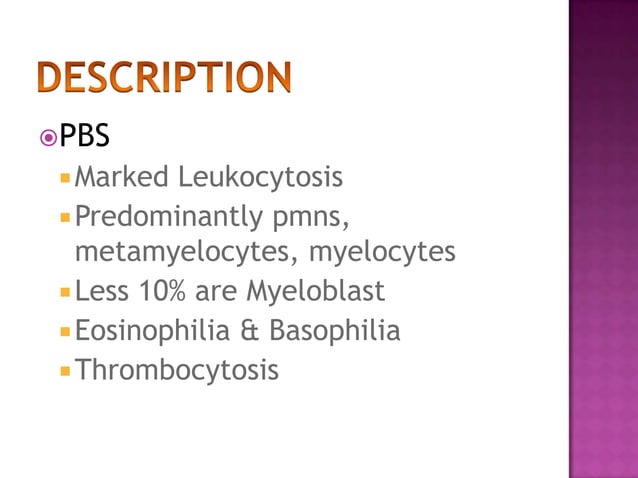 Chronic Myeloproliferative Disorder Pptx