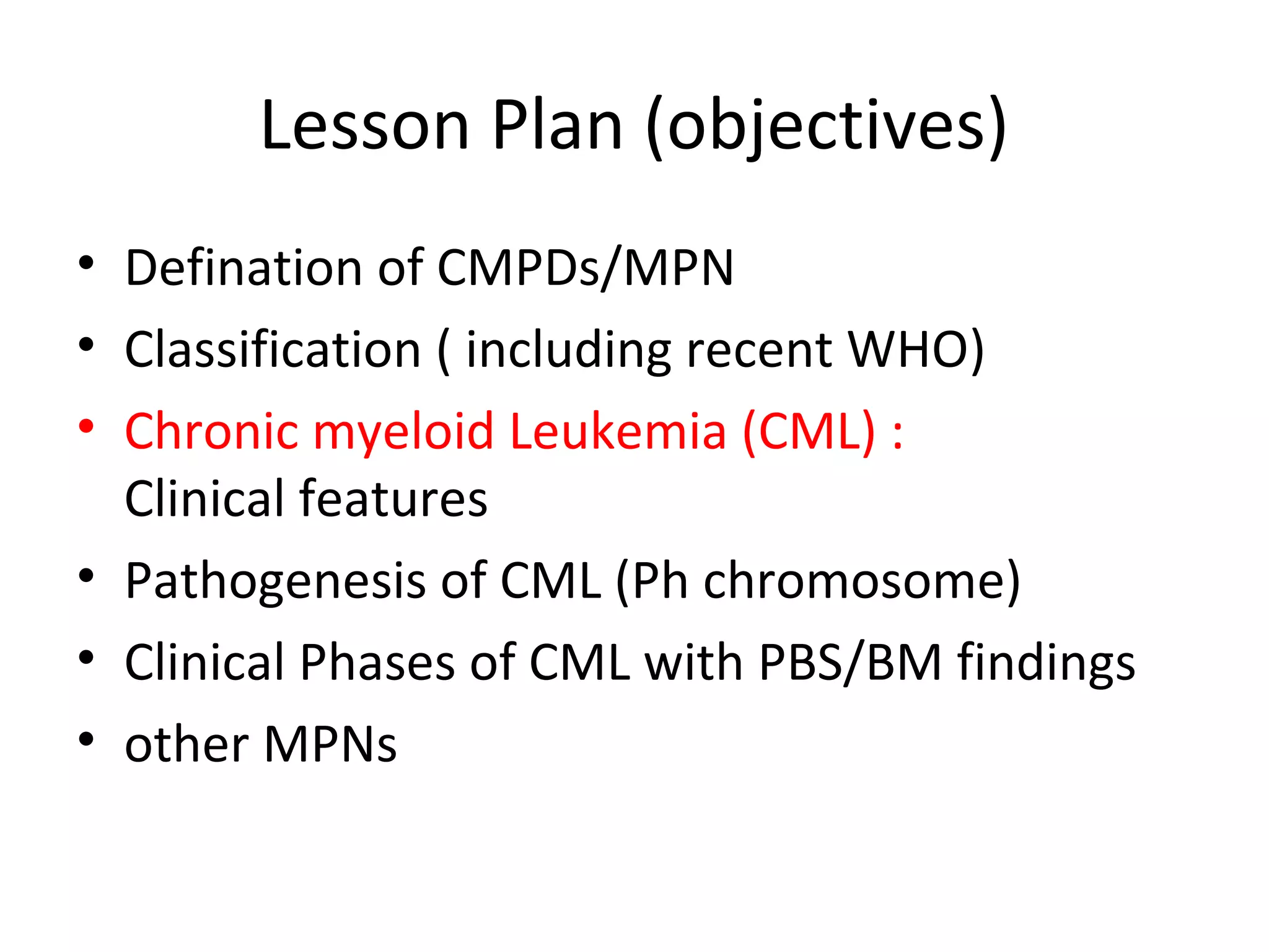 Chronicmyeloproliferative neoplasm ,cll | PPT